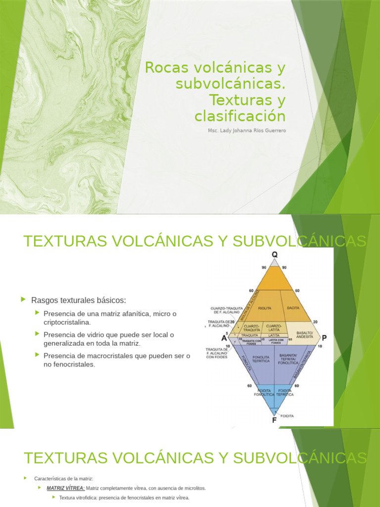Lab 4-Rocas Volcánicas y Subvolcánicas | PDF | Minerales | Roca (geología)
