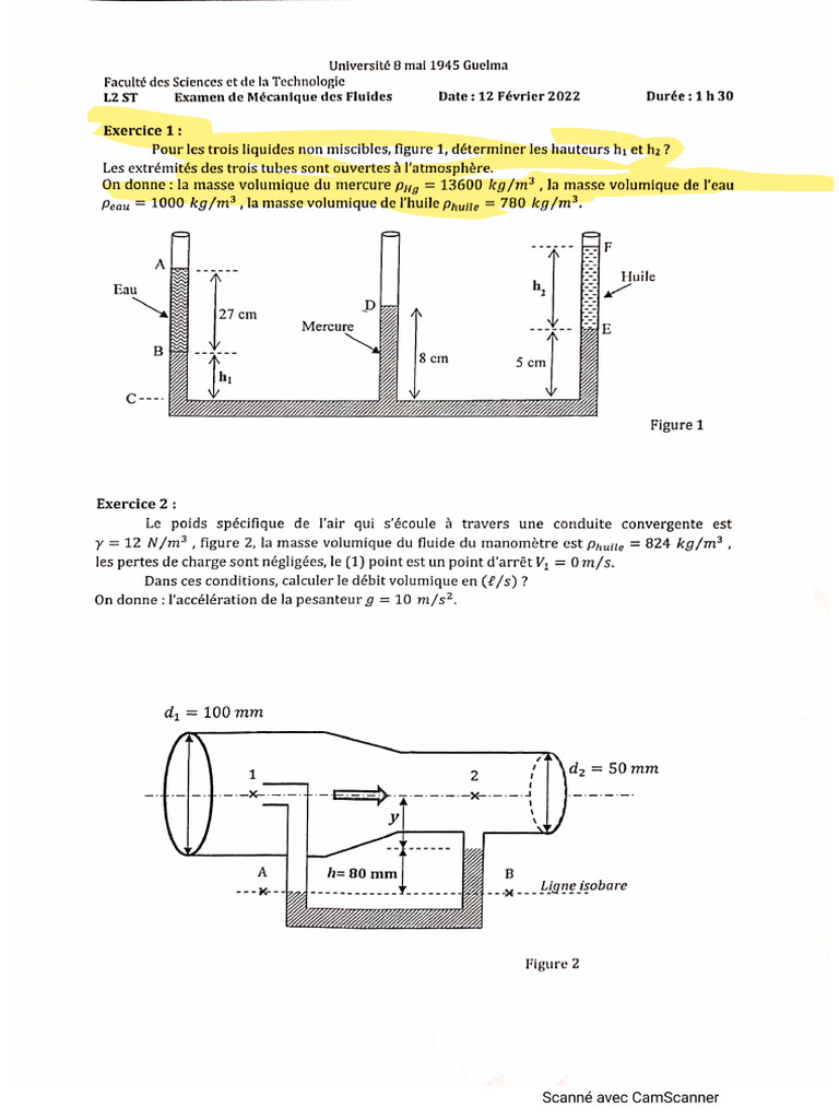 Corrige Type MDF | PDF