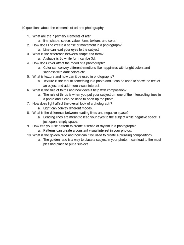 Paige Wright - Elements of Art | PDF