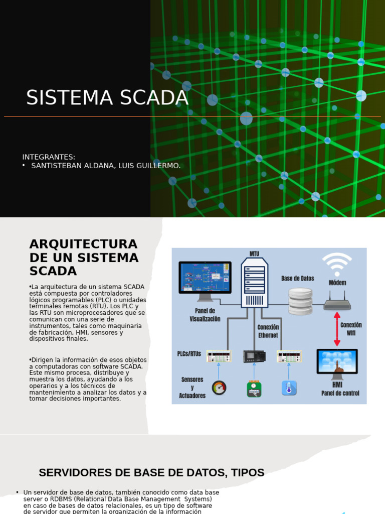 Sistema Scada | PDF | Scada | Servidor (Computación)