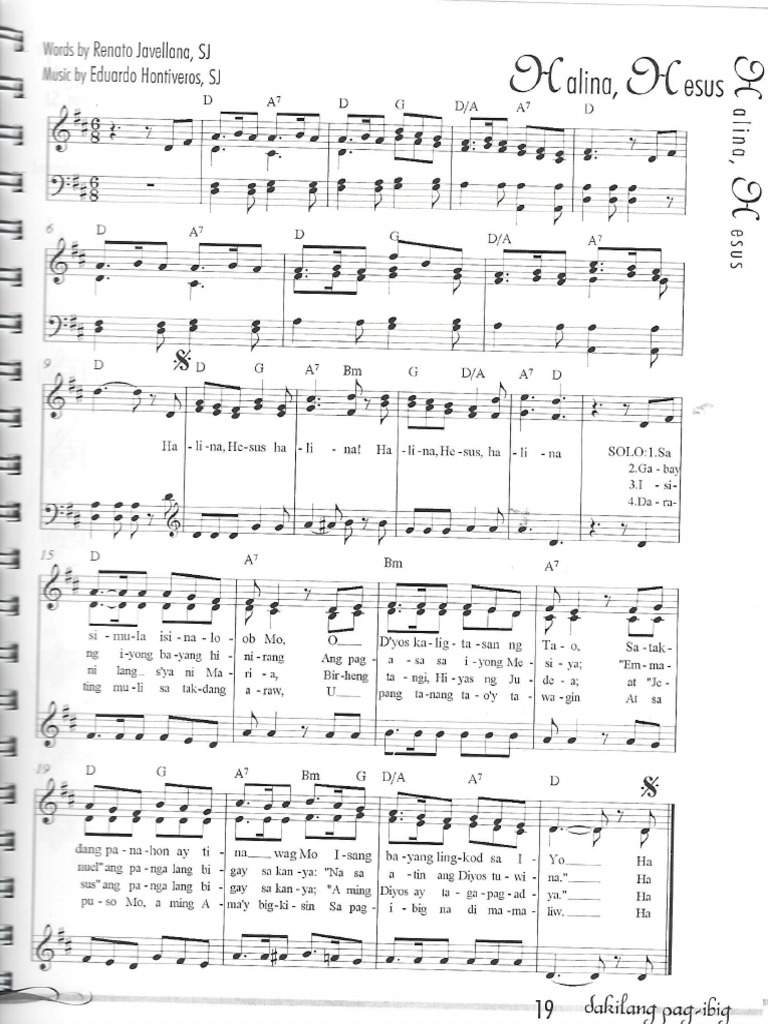 Halina, Hesus. - . (E. P. Hontiveros, SJ) 11-7-22 | PDF