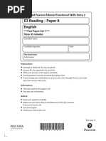 ESOL Level 1 Writing Sample Exam | PDF | English As A Second Or Foreign ...