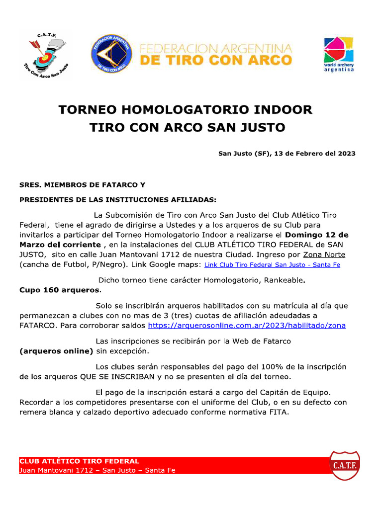 Nota Torneo | PDF