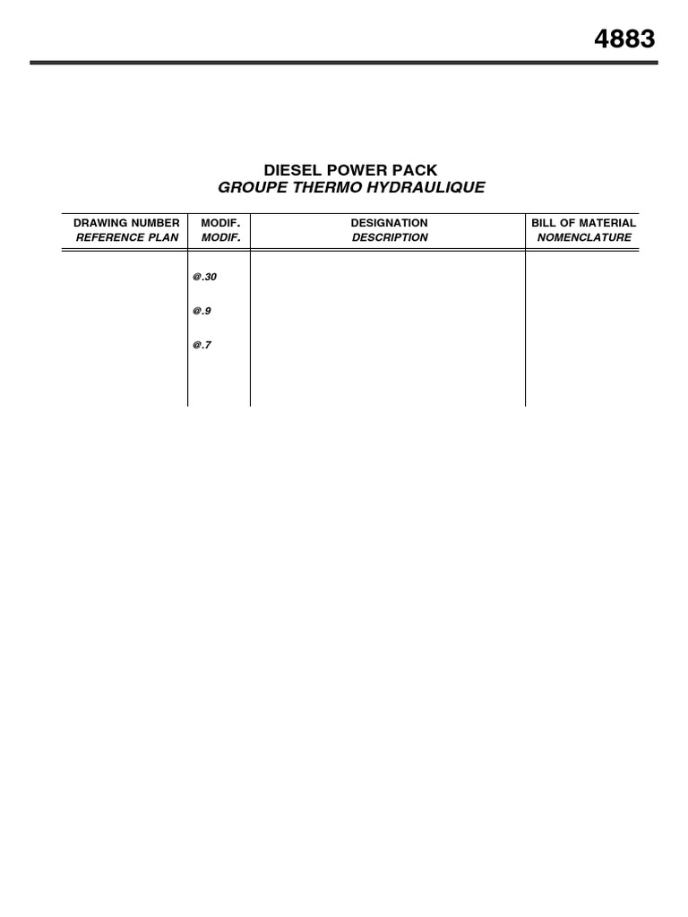 S08 Diesel Power Pack | PDF | Hydraulics | Gas Technologies