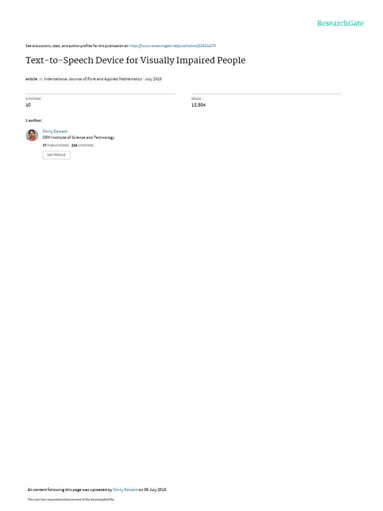 529 | PDF | Optical Character Recognition | Speech Synthesis