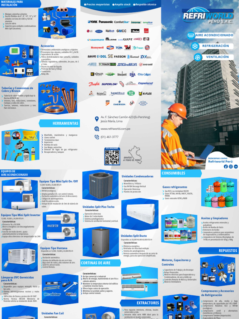 Brochure 2024 - Refriworld Peru | PDF | Uso eficiente de energía | Bienes manufacturados