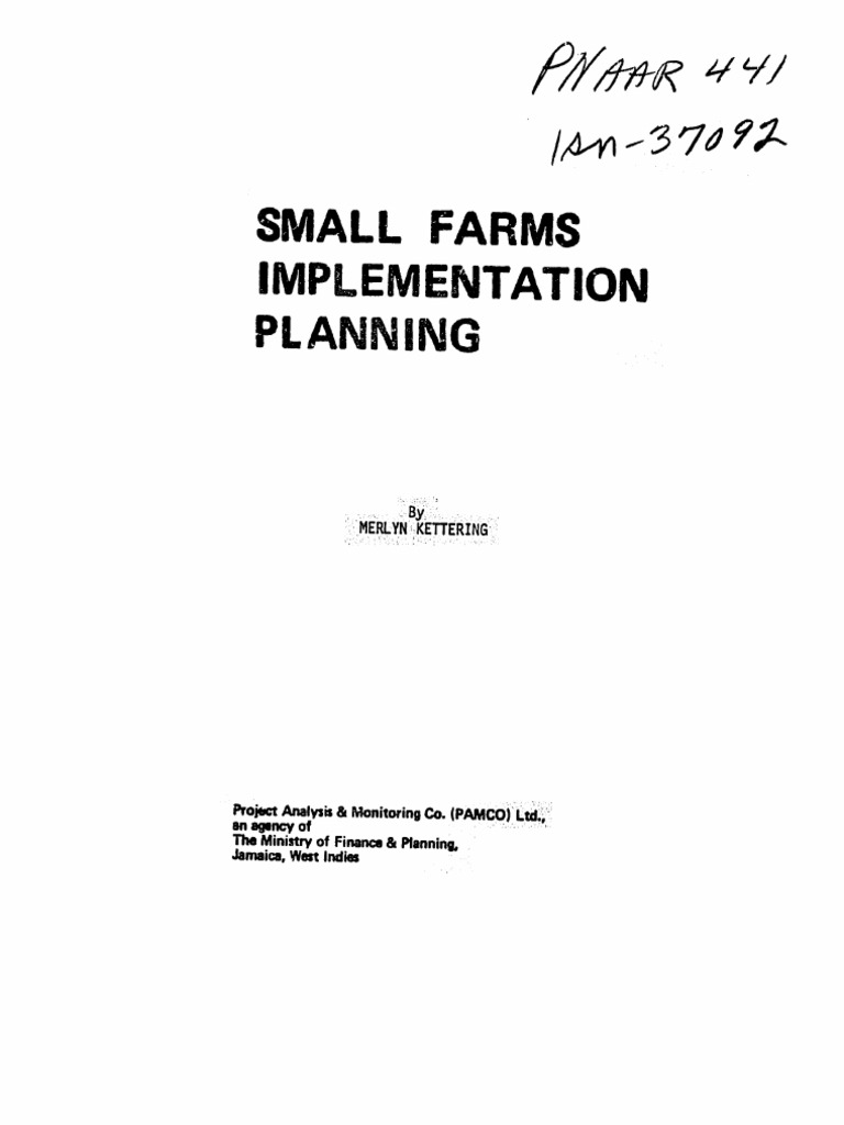 Farm Plan 4th | PDF | Knowledge | Project Management