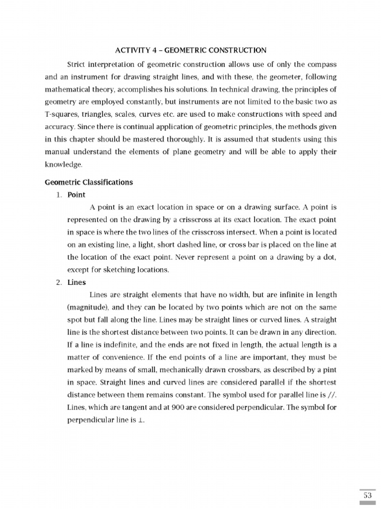5.0 Lesson 4 Geometric Construction | PDF