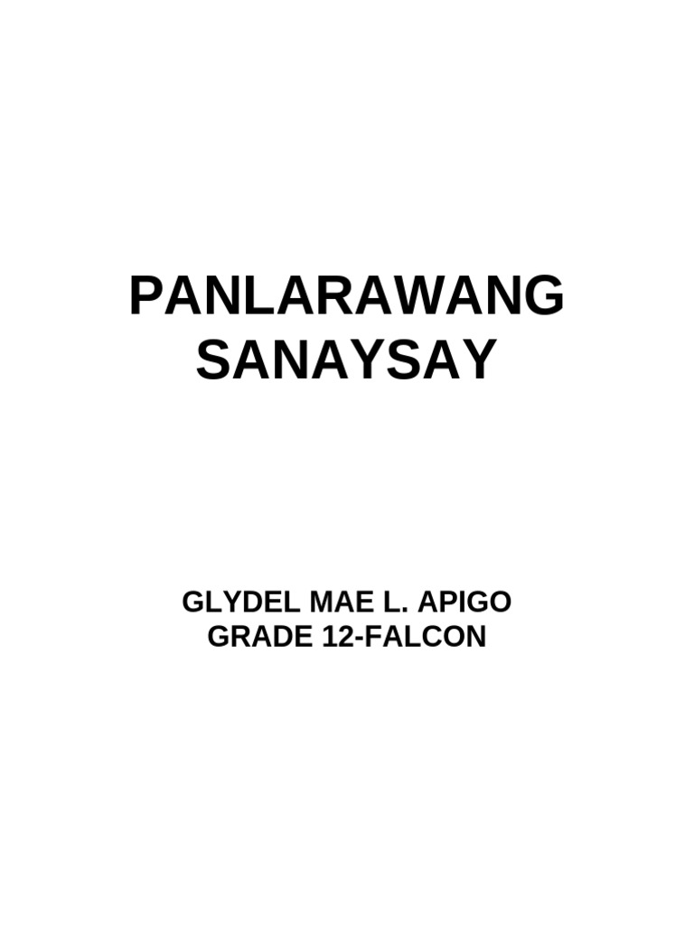 Tagalog Portfolio | PDF