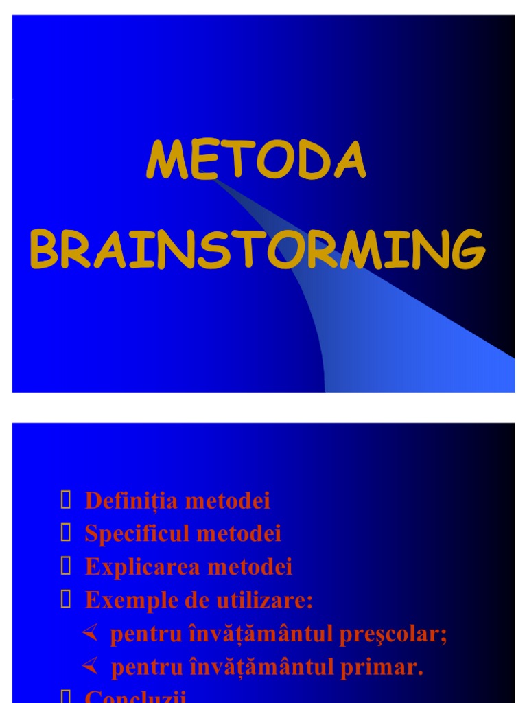 Brainstorming 1 | PDF