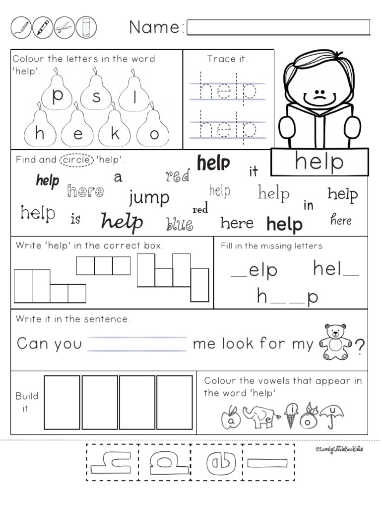 Sight Words - Pre - Primer - A4 - English - Group - 5 | PDF | Phonetics ...