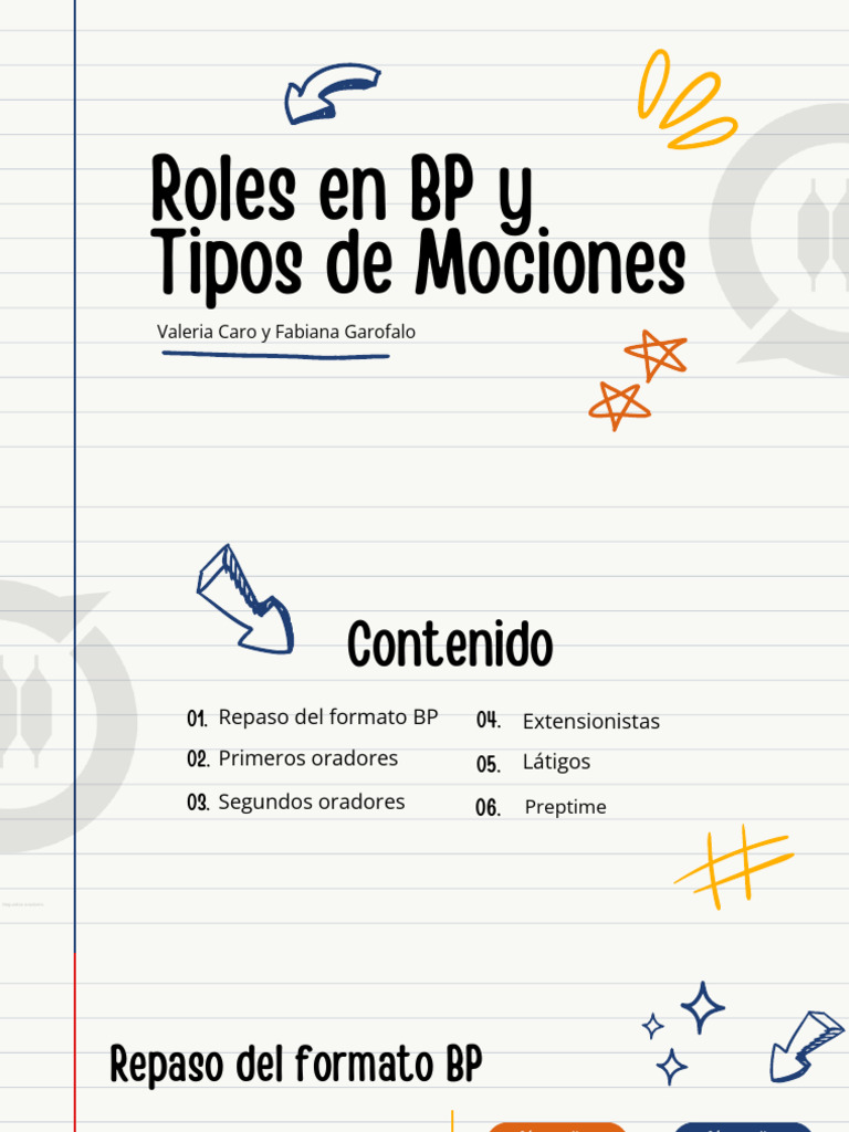 Oles en BP y Tipos de Mociones | PDF | Hablar en público