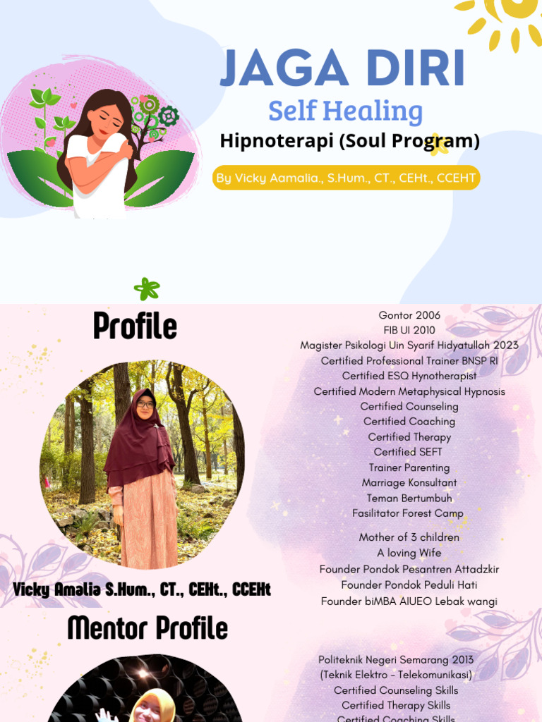 Hipnoterapi X Jaga Diri | PDF