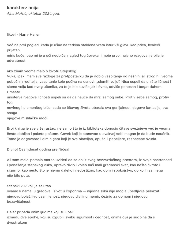 Stepski Vuk - Herman Hesse | PDF