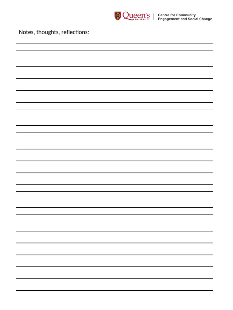 Notes Blank Lined Paper CCESC | PDF | Career & Growth | Art