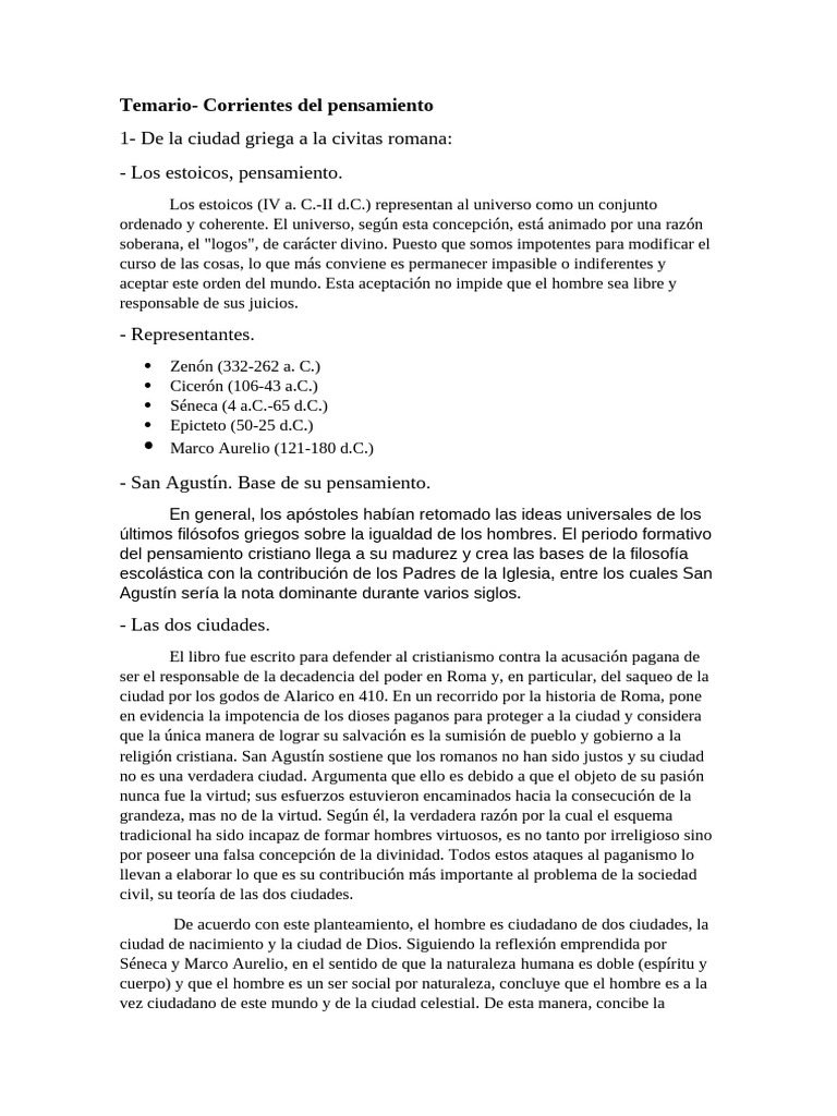 Pensamiento Estoico y Cristianismo | PDF | imperio Bizantino | Mahoma