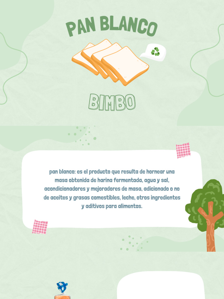 Pan Blanco: Ingredientes y Composición | PDF