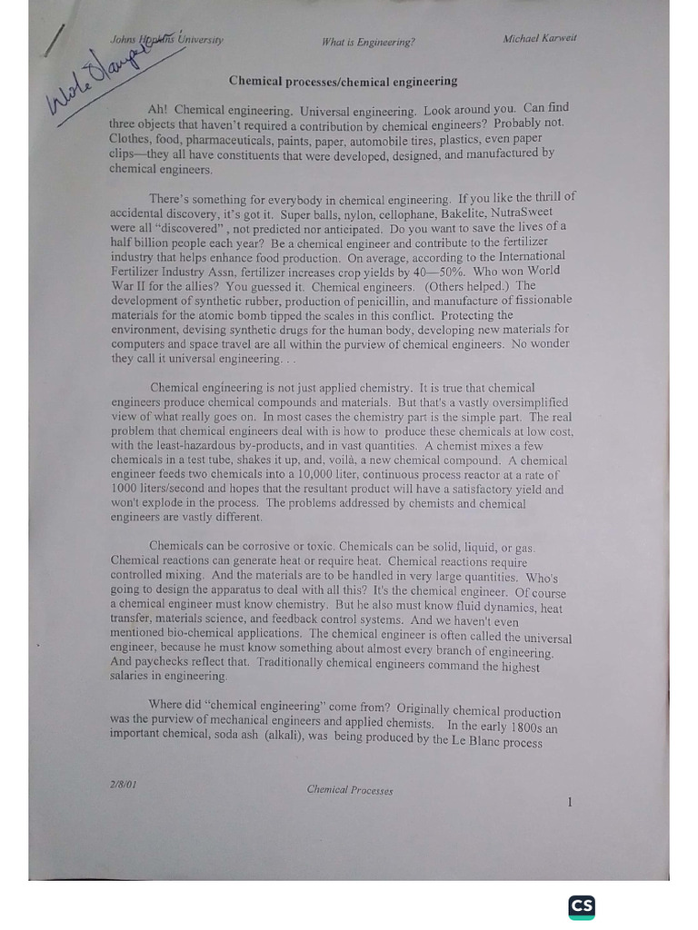 CHG 241 Material | PDF