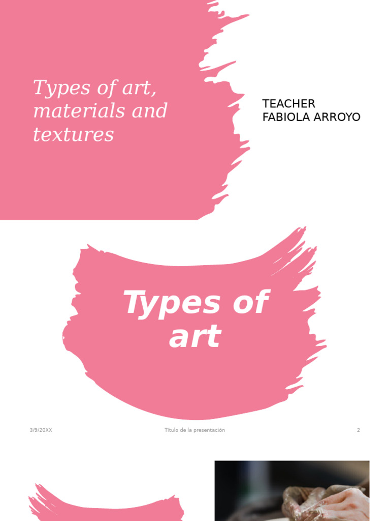 Types of Art, Materials and Textures | PDF