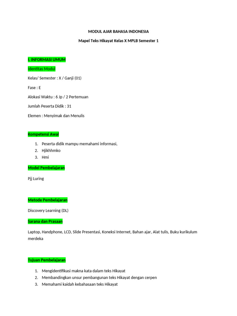 Modul Ajar Bab 3 Fiks | PDF | Karier & Perkembangan