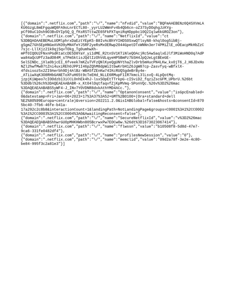 Netflix Cookies -2 | PDF