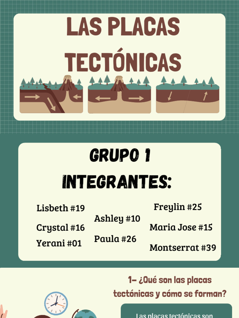Las Placas Tectónicas. | PDF | Placas tectónicas | Temblores