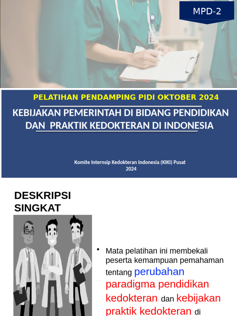 MPD 2 Kebijakan Pendidikan OKTOBER 2024 | PDF