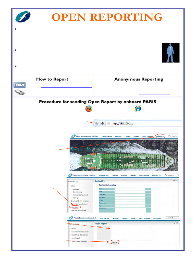 EMS 25 (P) Open Reporting Poster (Rev 1) | PDF | Business | Finance ...