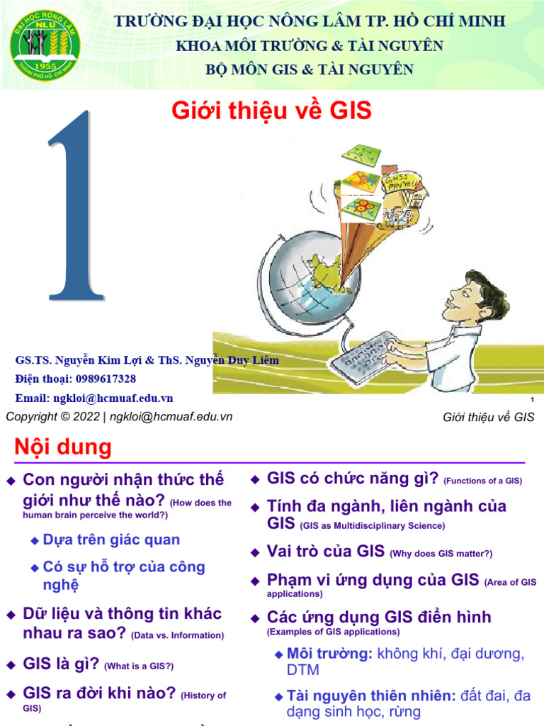 LT1 - Gioi Thieu GIS | PDF