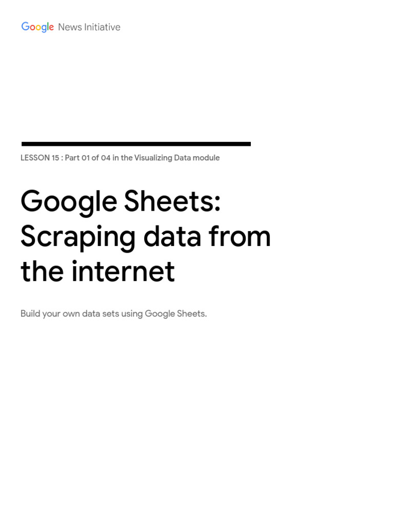 Dicumentacion para Google Develooper | PDF | Html | Spreadsheet