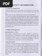 TENS Unit Manual | PDF