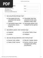 Latihan Soal Scratch Kelas 7 | PDF