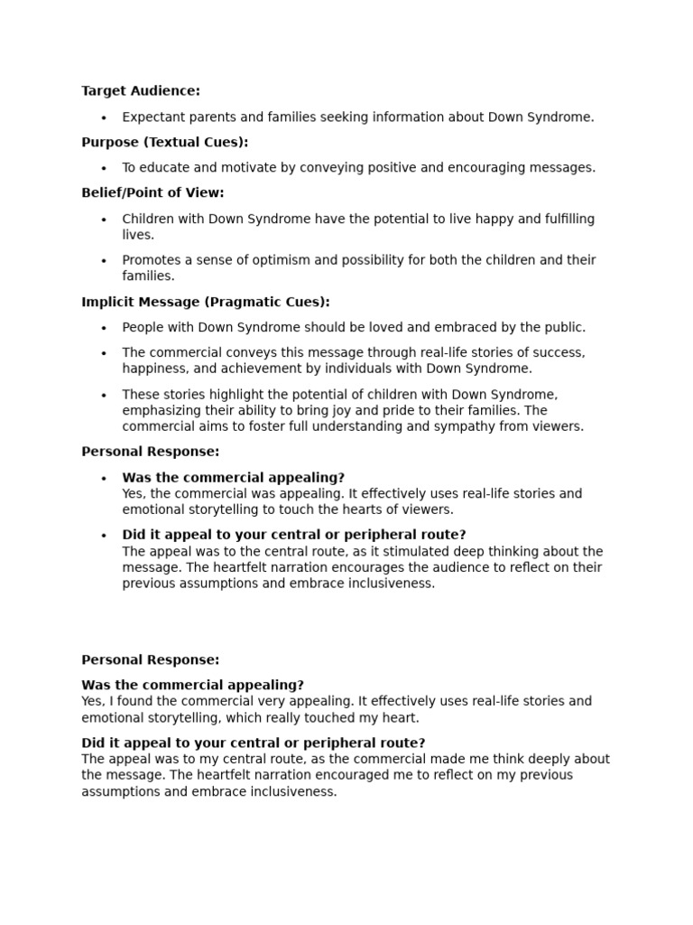 Target Audience | PDF | Self-Improvement | Wellness