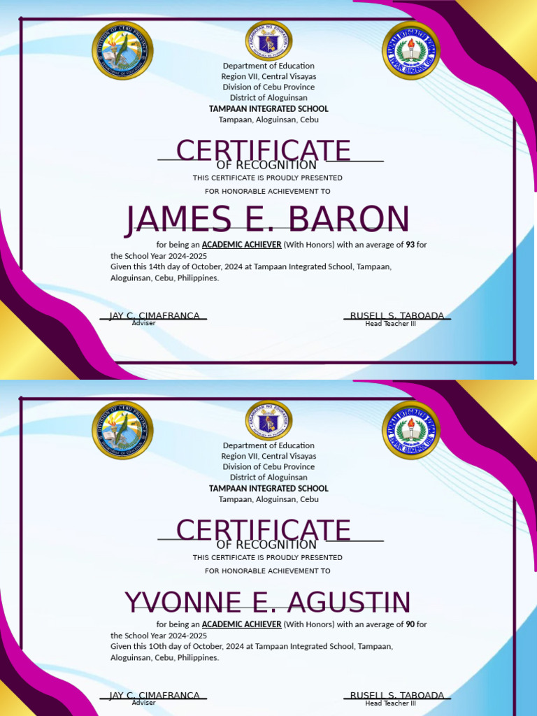 CERTIFICATE-FINAL-2.0-6 | PDF | Philippines | Public Administration