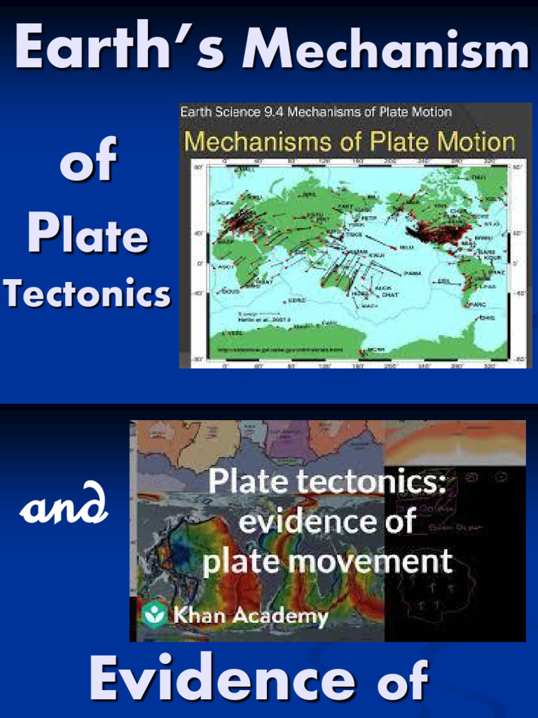 2-3. Earth - S Mechanism of Plate Tectonics | PDF | Plate Tectonics ...