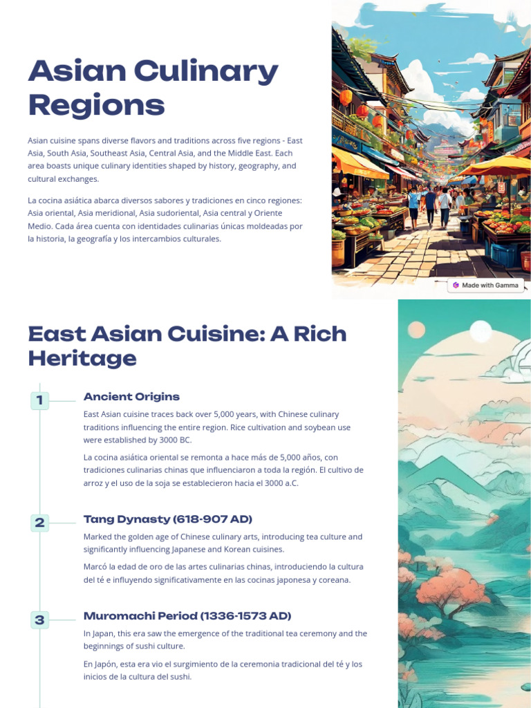 Asian Culinary Regions | PDF | Curry | Cocina vietnamita