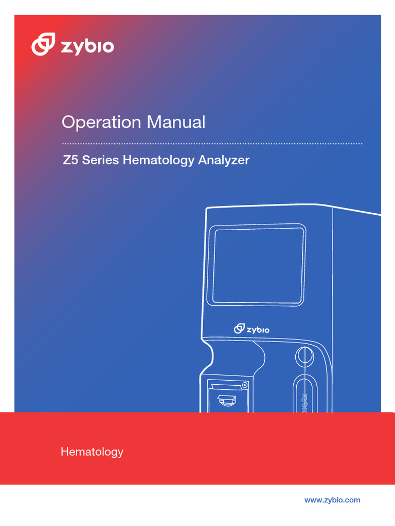 【Zybio】Z5 Series Hematology Analyzer Operation Manual V3.2 - 20180905 | PDF | Computer Keyboard