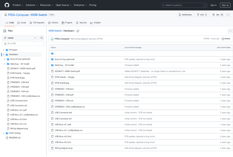 Kvm Switchhardware At Master · Fpga Computerkvm Switch · Github Pdf 5072