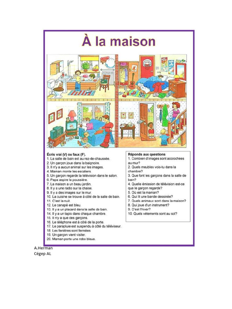 À La Maison | PDF
