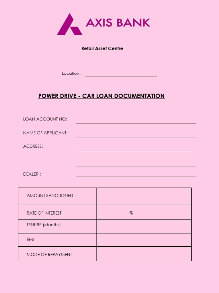 Car Loan Documentation Guide | PDF | Interest | Loans