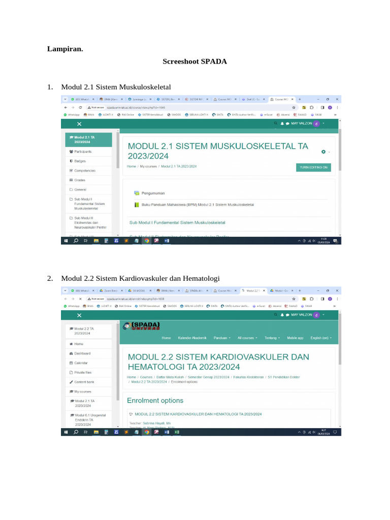 Contoh SPADA | PDF | Sains & Matematika