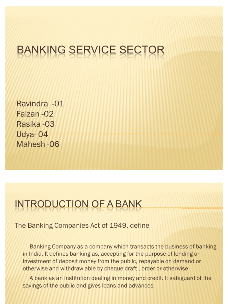 Banking Service Sector | PDF | Debit Card | Automated Teller Machine