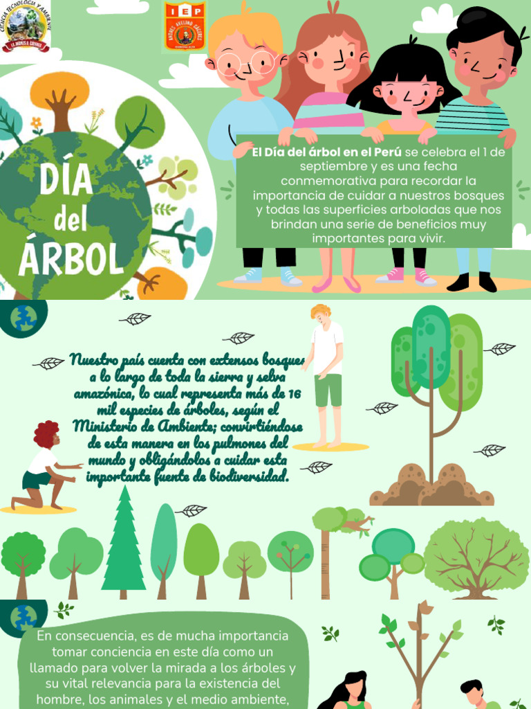 Dia Del Arbol | PDF | Entorno natural | Conservación del medio ambiente