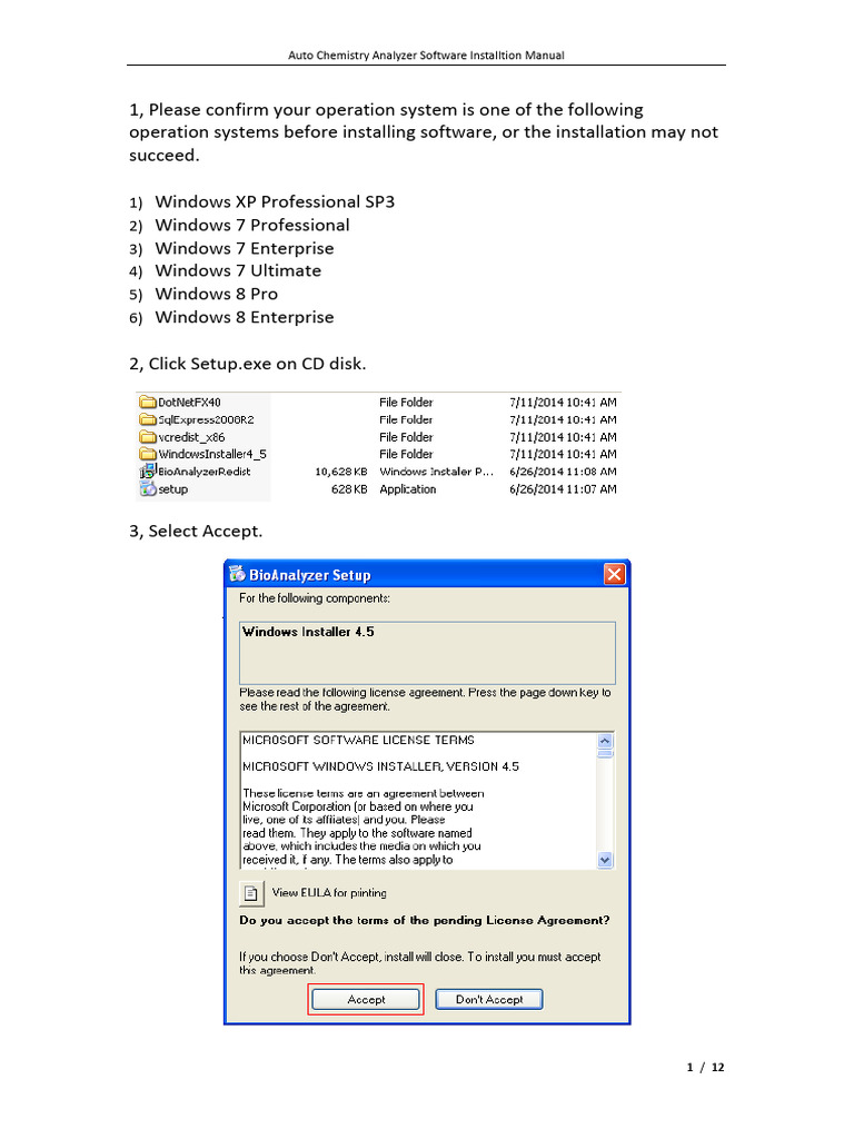 Auto Chemistry Analyzer Setup Guide | PDF | Computers