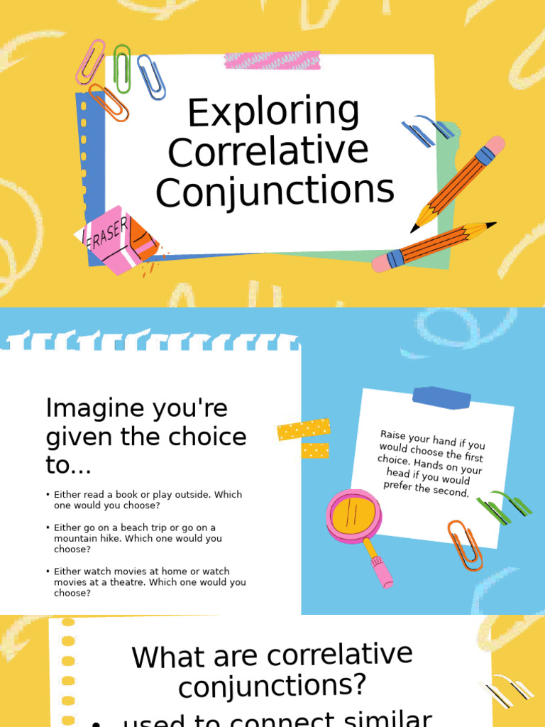 Understanding Correlative Conjunctions | PDF