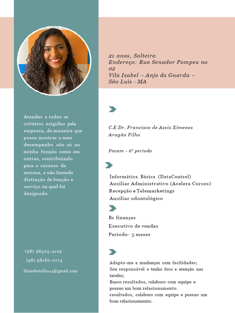 Anny Currículo | PDF | Negócios