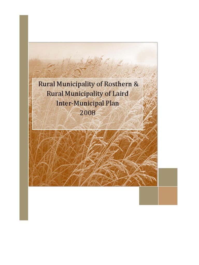 Rosthern Laird Inter-Municipal Plan Rosthern 4-2008 | PDF | Groundwater ...