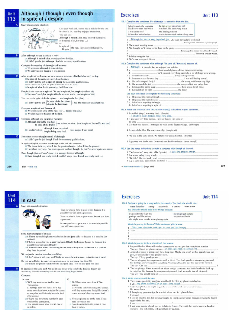 Grammar - Conjunctions and Prepositions | PDF