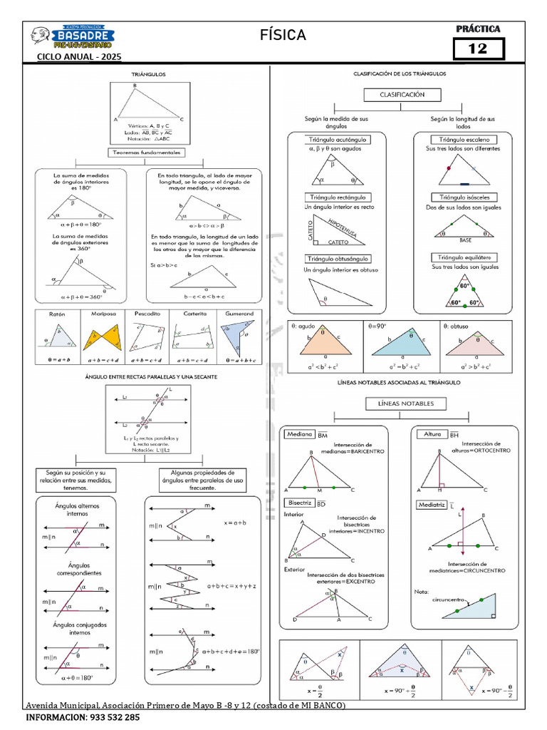 Exámenes de Física 2025: Práctica y Teoría | PDF | Geometría Elemental ...