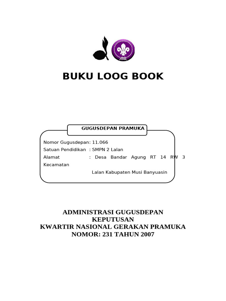 Buku Log Book Tahun 2021 | PDF